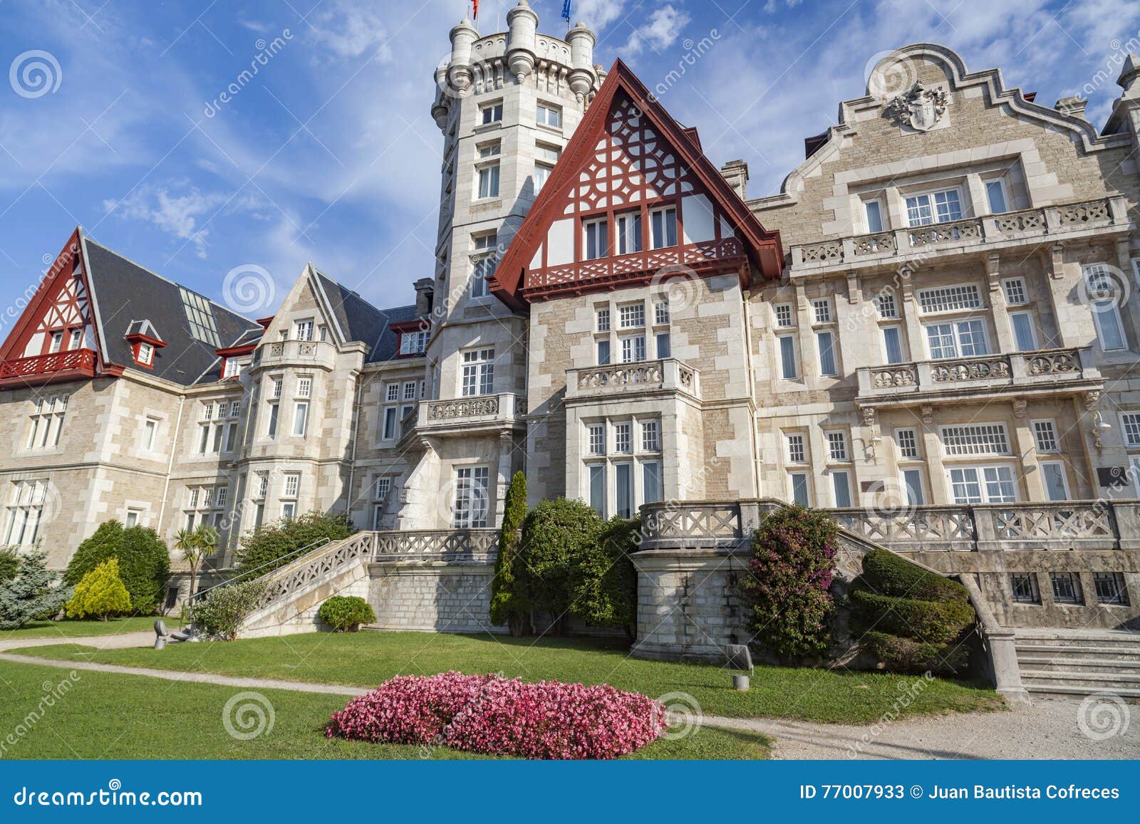 Santander, Palacio De La Magdalena. Stock Image - Image of cantabria ...