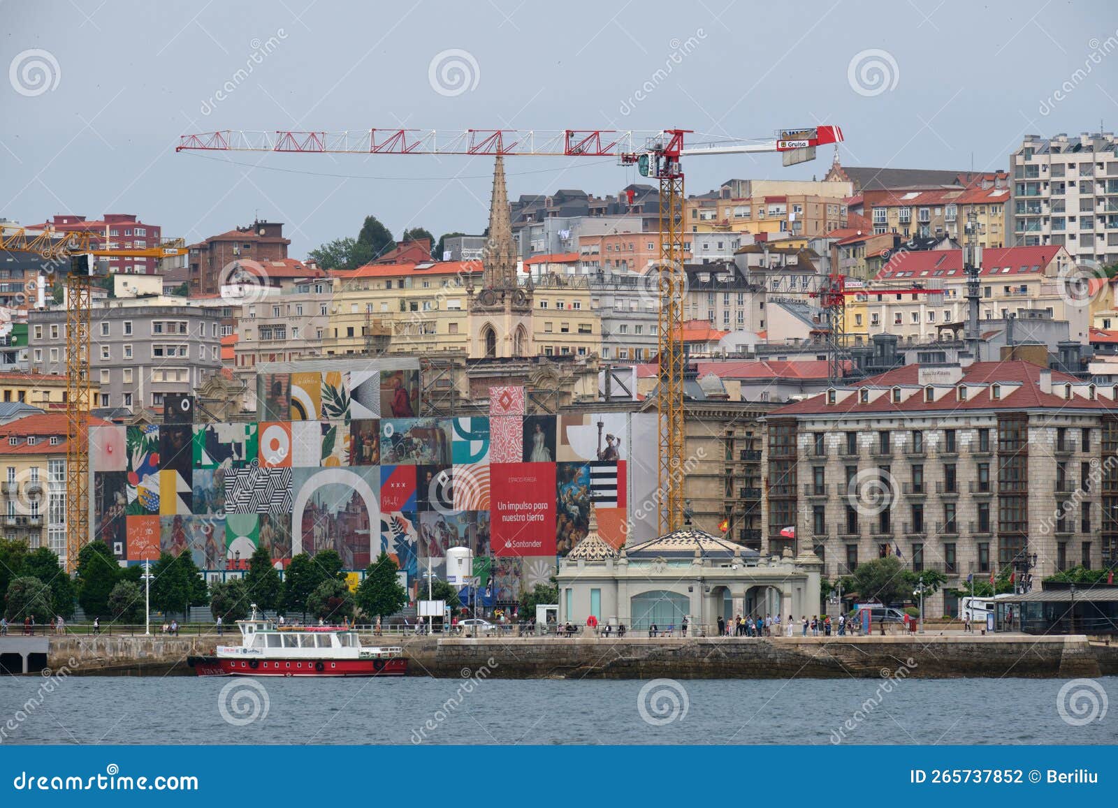 View of Santander editorial photography. Image of development - 265737852
