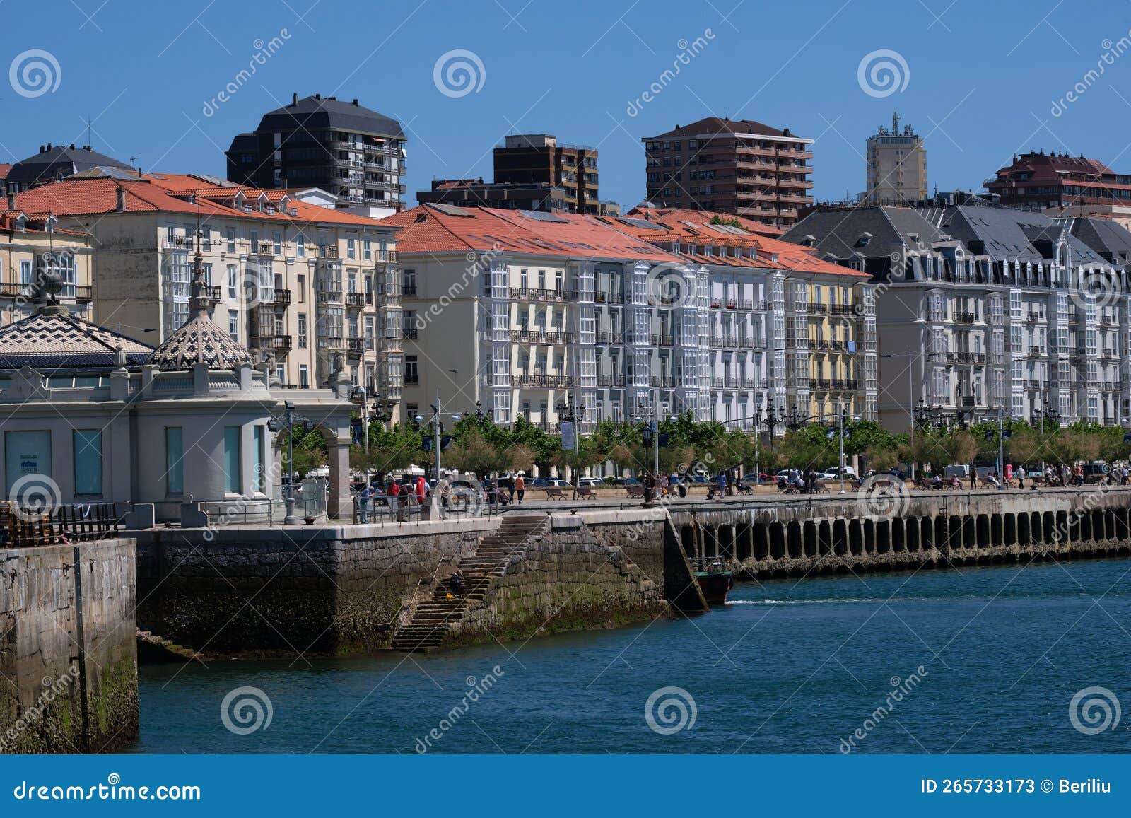 View of Santander editorial stock photo. Image of city - 265733173