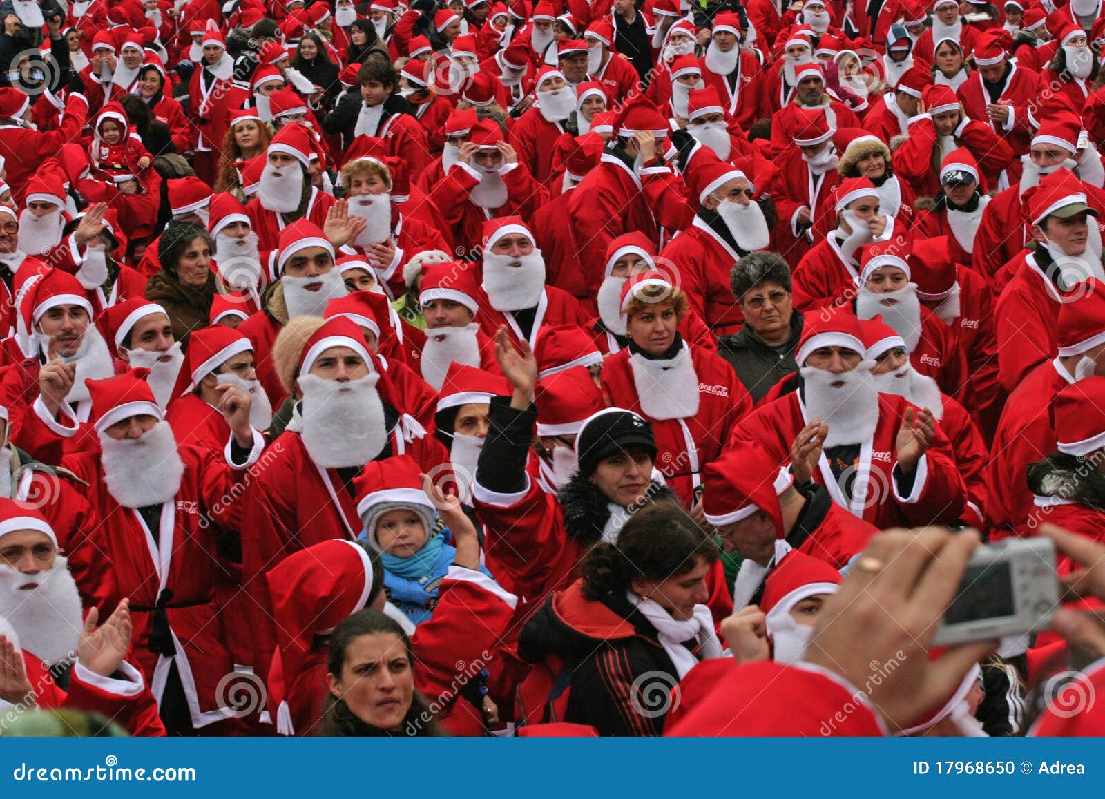 People Dressed Like Santa Claus Editorial Image - Image of romania ...