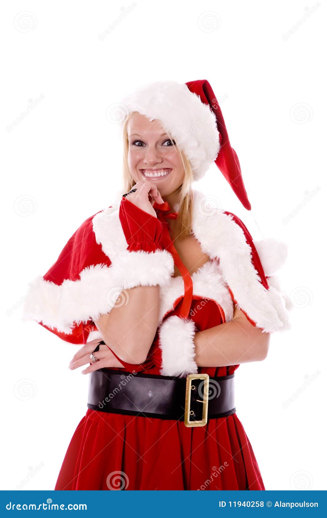 Santas helper happy stock photo. Image of white, helper - 11940258