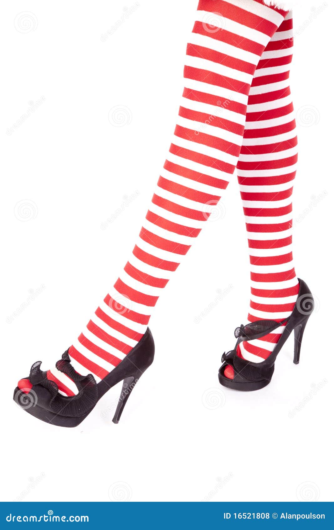 Santas helper legs walking stock photo. Image of beauty - 16521808