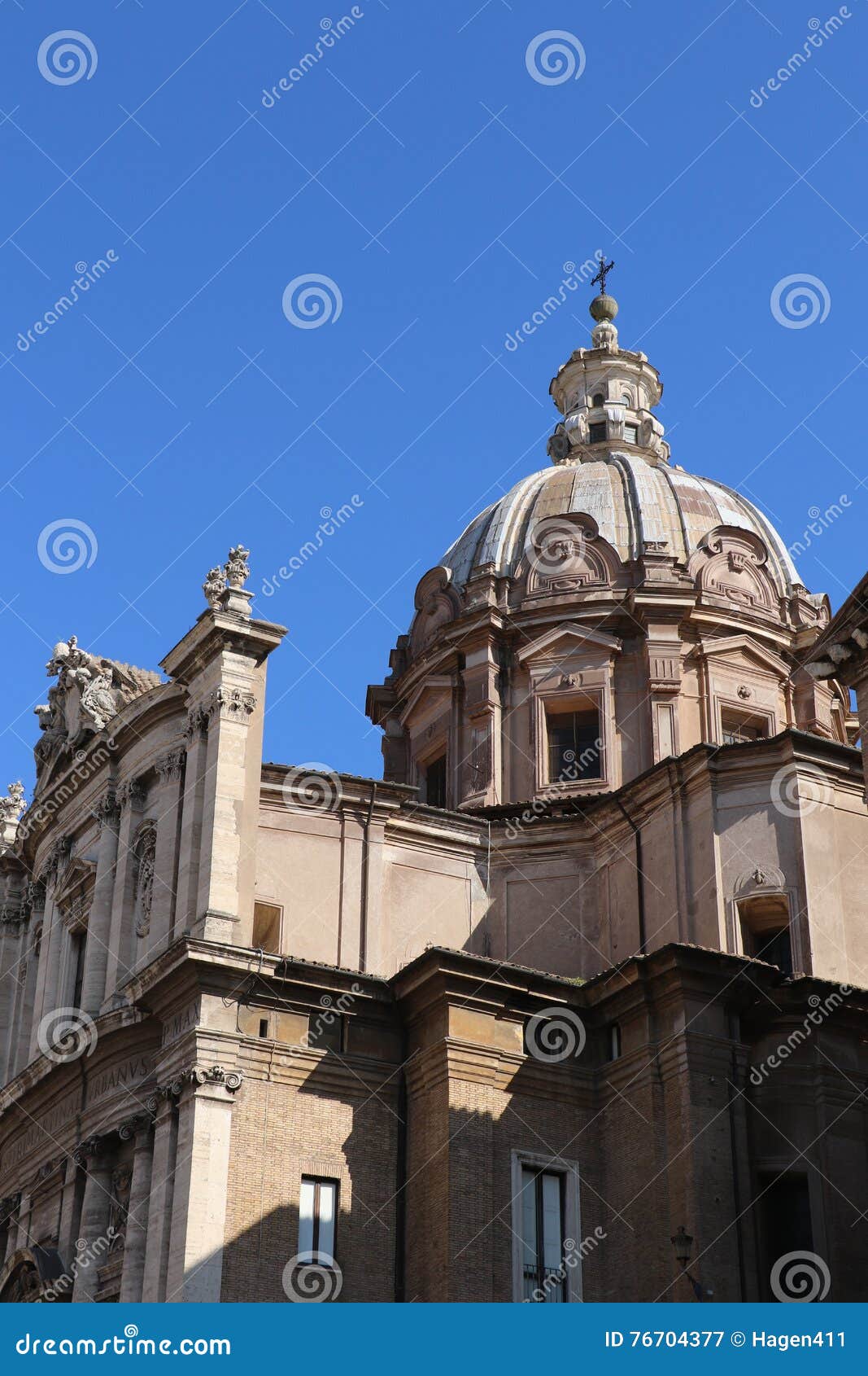 Santi Luca e Martina stock image. Image of church, history - 76704377