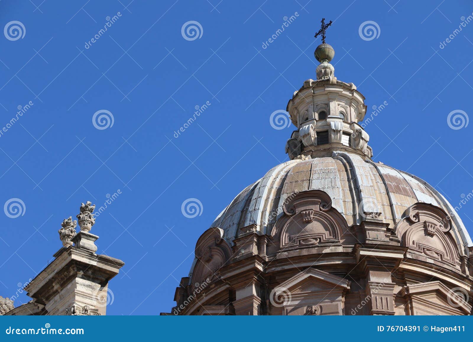 Santi Luca e Martina stock image. Image of forum, architecture - 76704391