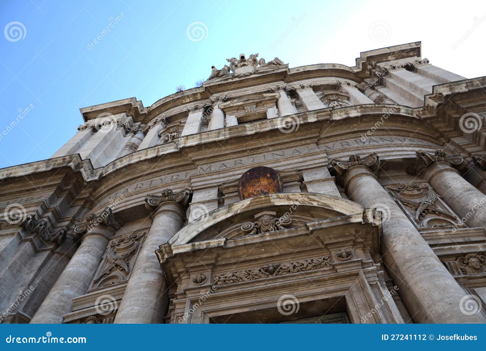 Santi Luca E Martina by Forum Romanum Stock Photo - Image of european ...