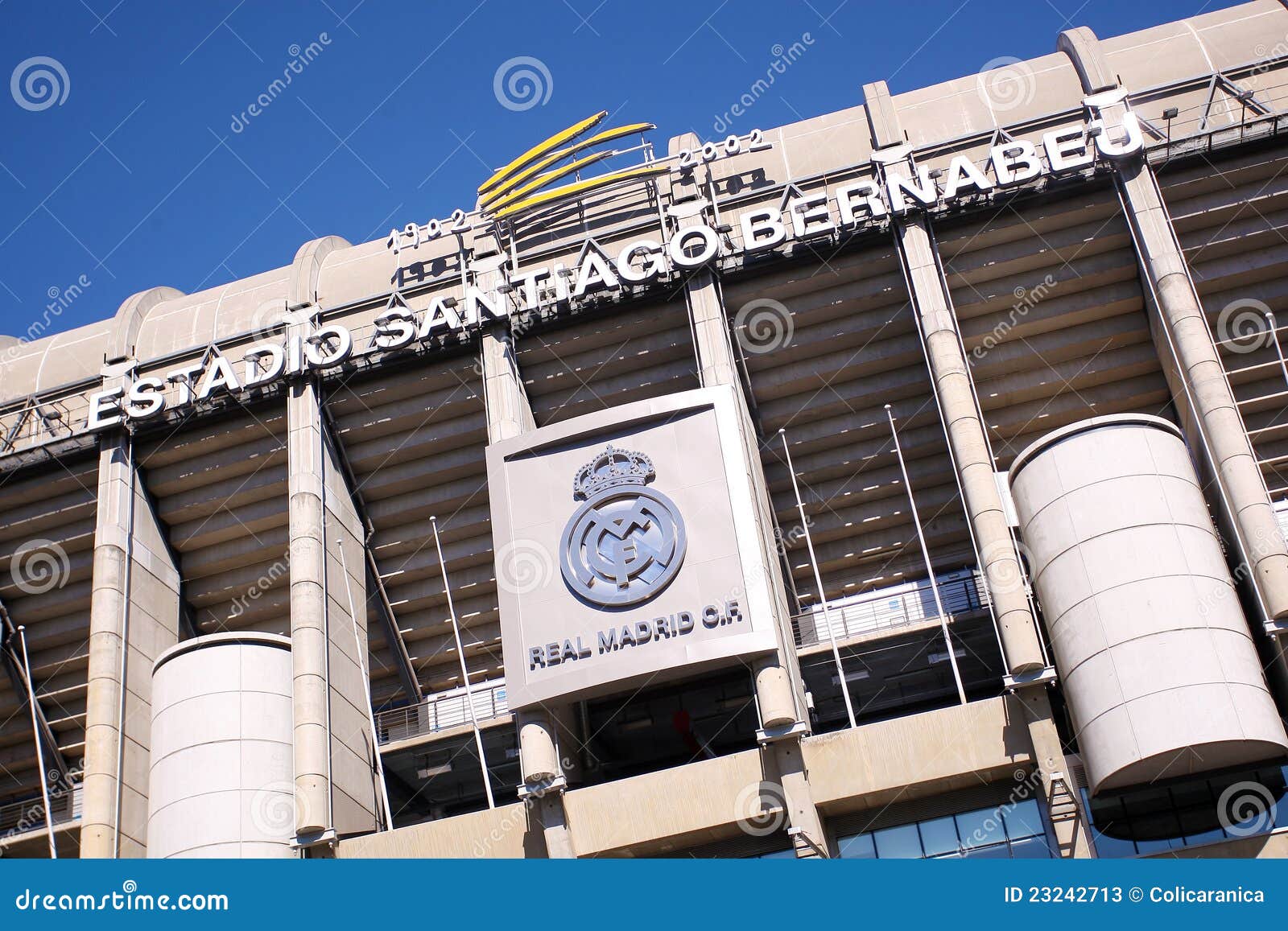 Santiago Bernabeu editorial stock photo. Image of sports - 23242713