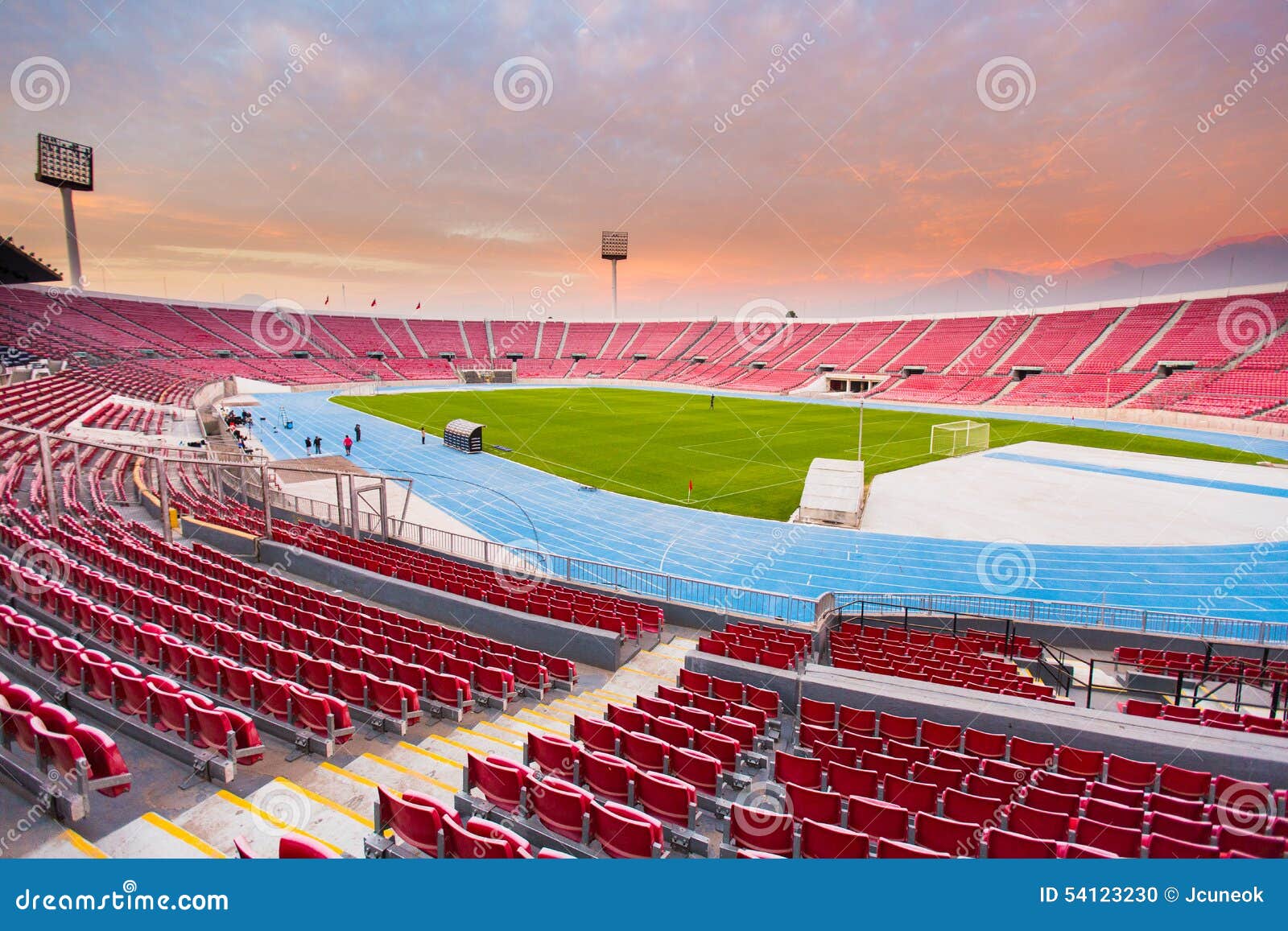 Santiago Chile National Stadium Editorial Image - Image of stadium ...