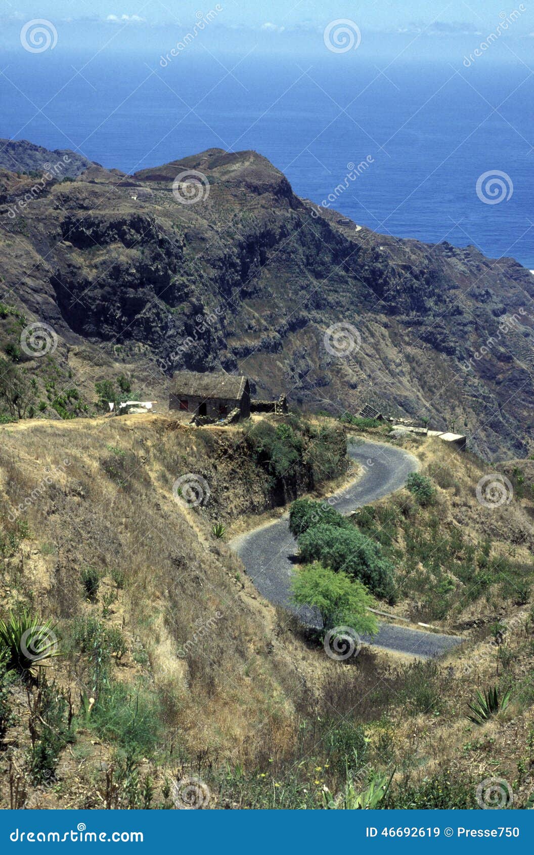 SANTO ANTAO DE L'AFRIQUE CAP VERT Image stock éditorial - Image du ...