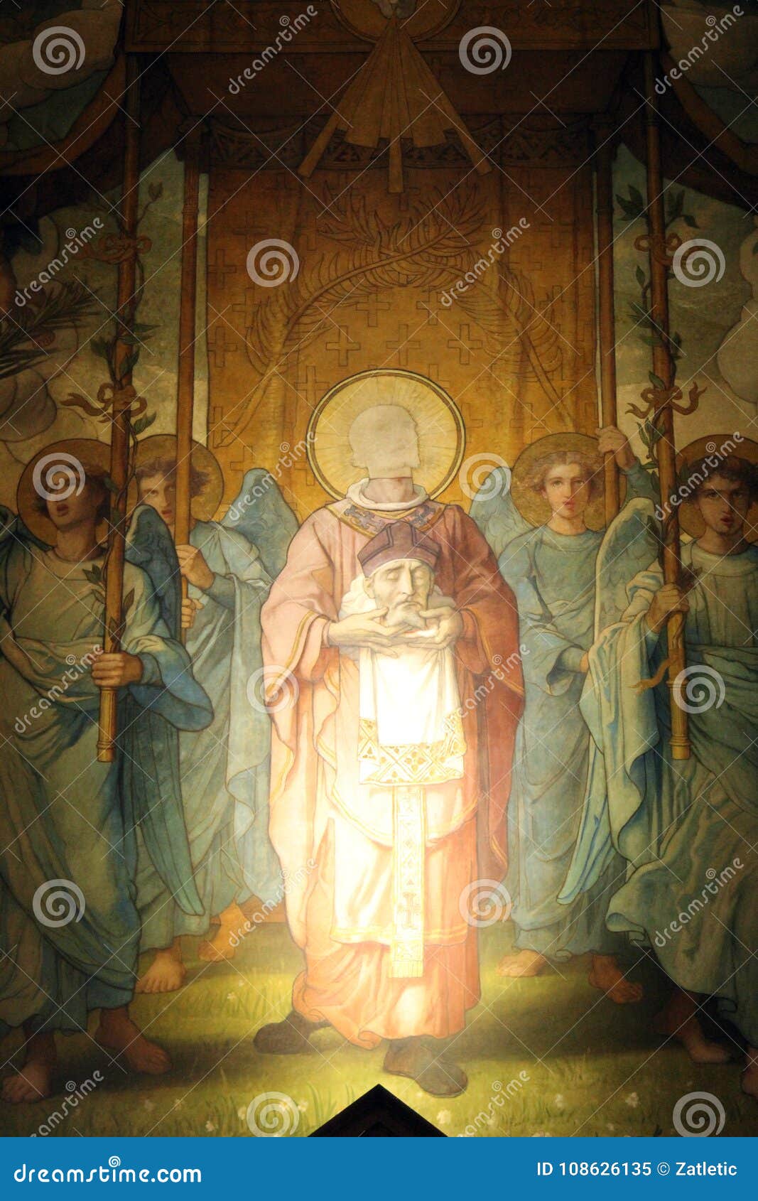 Santo Dionisia imagen editorial. Imagen de cultural - 108626135