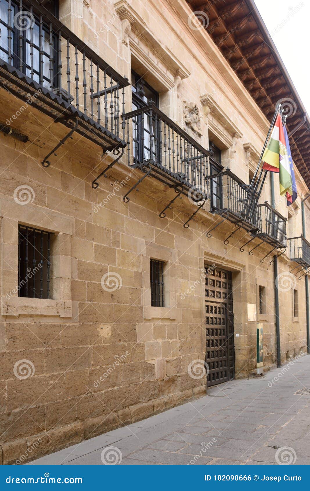 Santo Domingo De La Calzada, Rioja, Stockfoto - Bild von fassade ...
