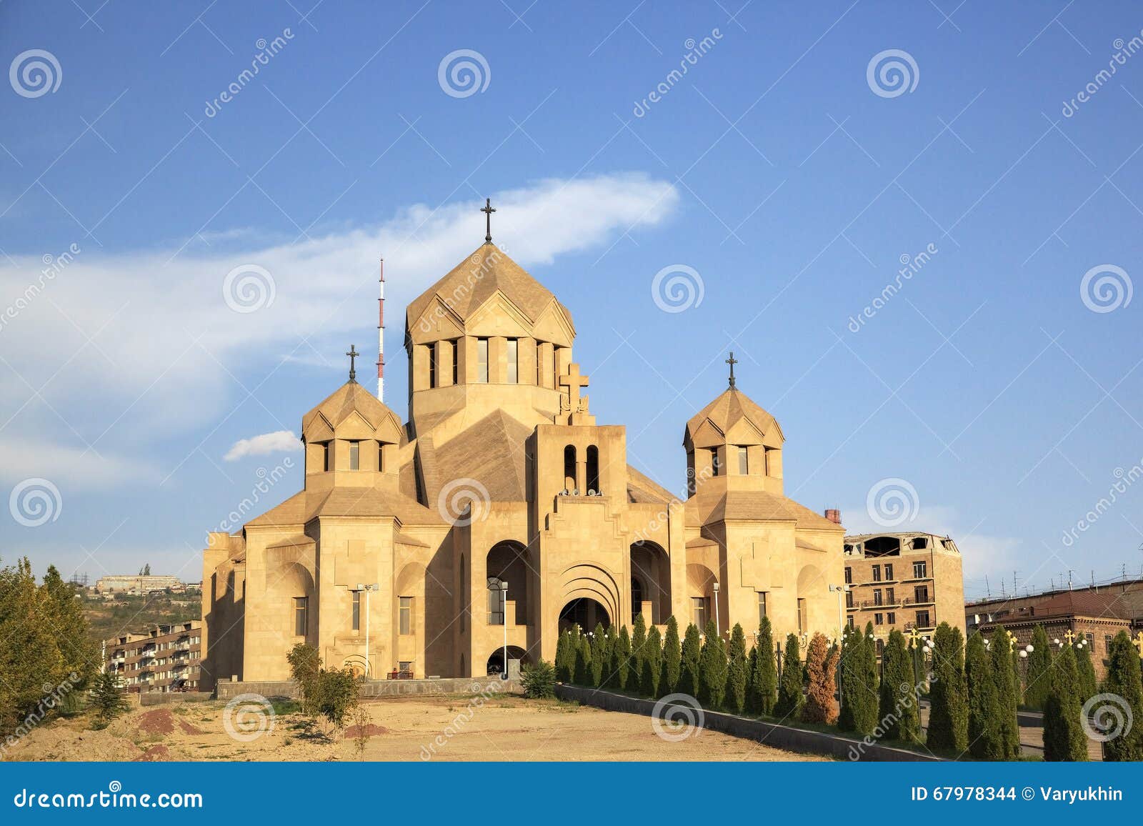 Santo Gregorio La Catedral Del Iluminador Imagen de archivo editorial ...