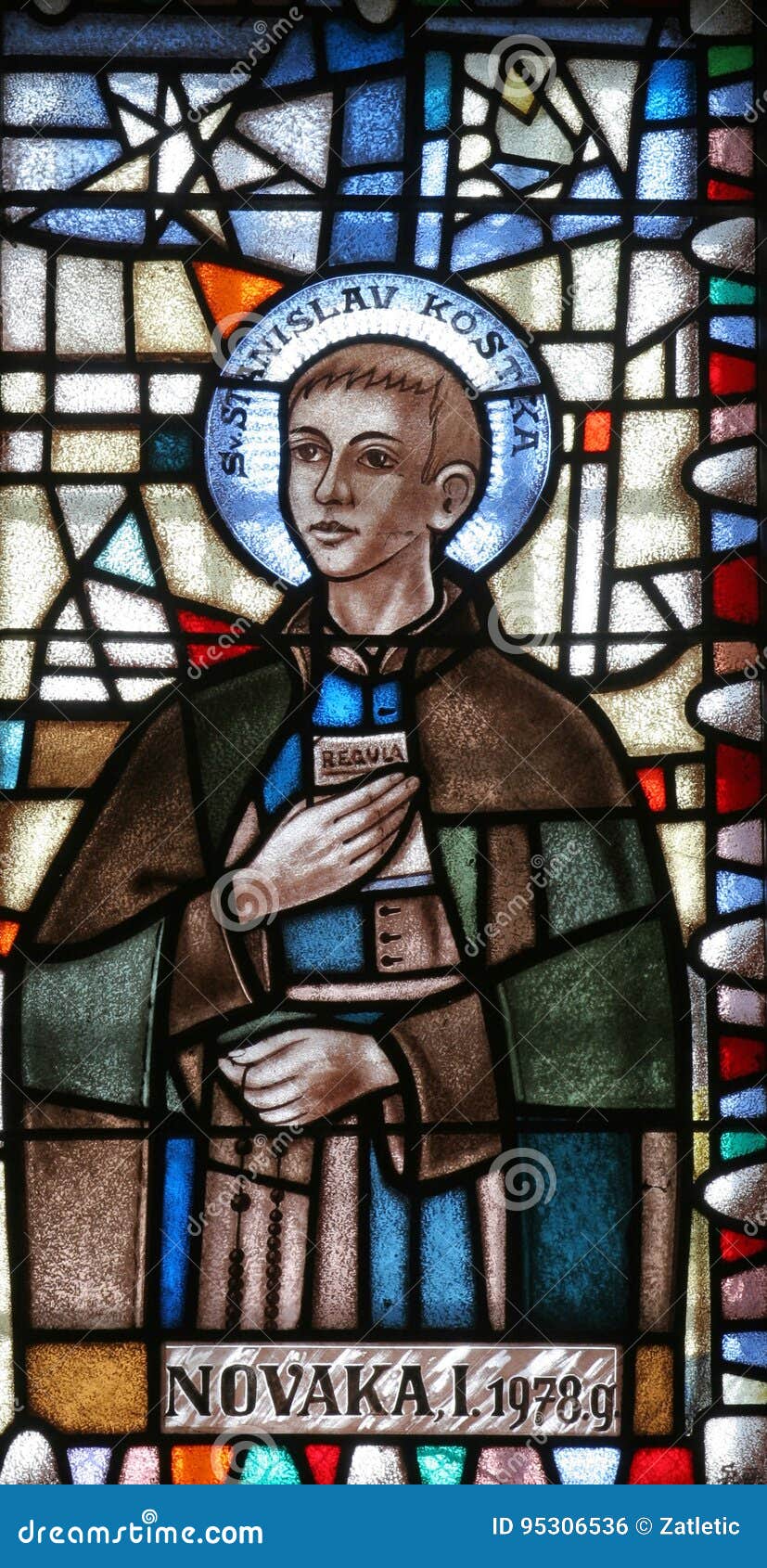 Santo Stanislaus Kostka foto de archivo. Imagen de moraleja - 95306536