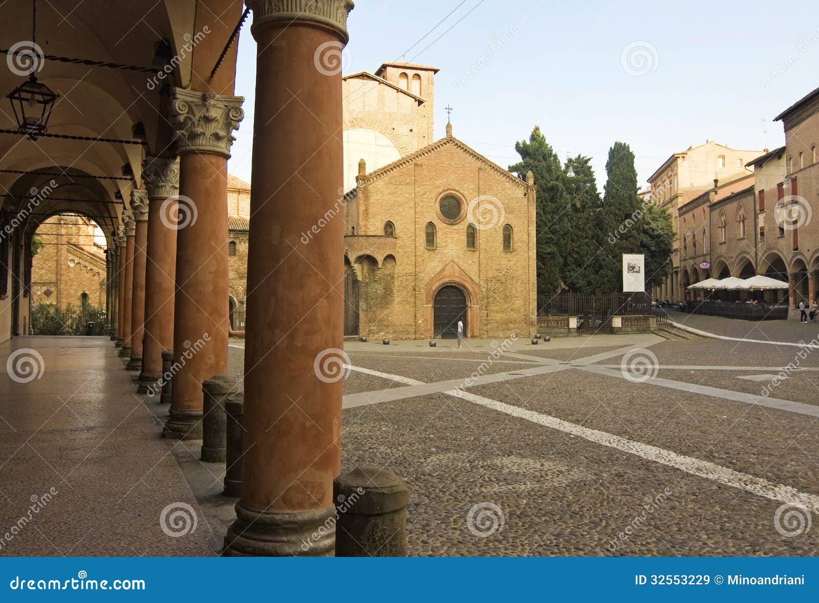 Santo Stefano Square - Bologna Stock Image - Image of italian, basilica ...