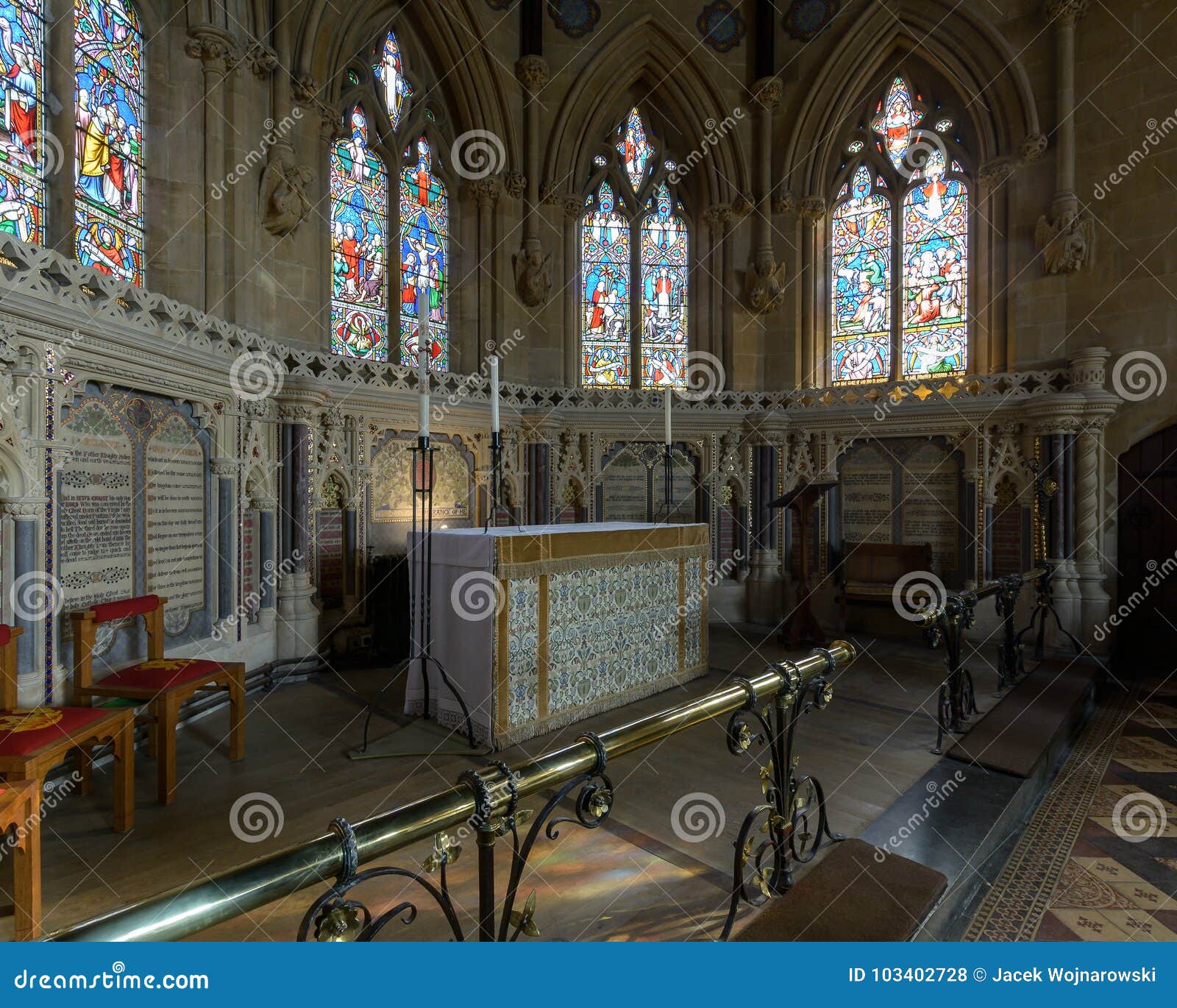 Santo Thomas Church High Altar E Foto de archivo editorial - Imagen de ...