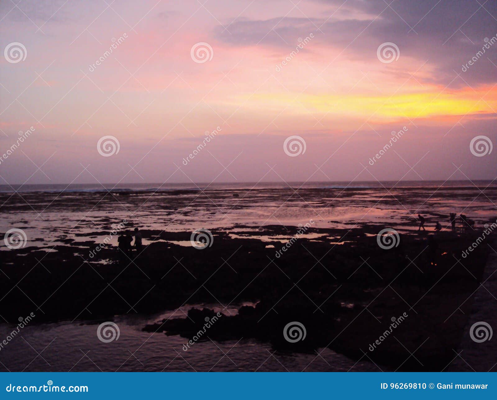 Santolo beach stock photo. Image of sunlight, indonesia - 96269810