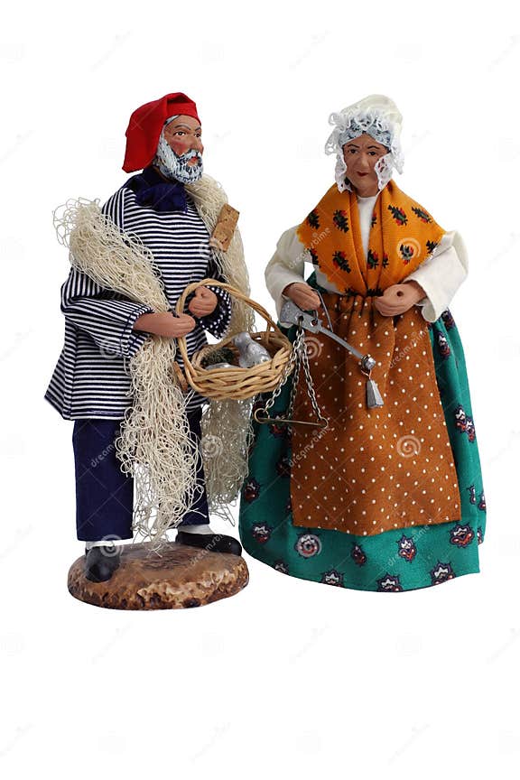 Santon Figurines stock image. Image of people, couple, antique - 777065