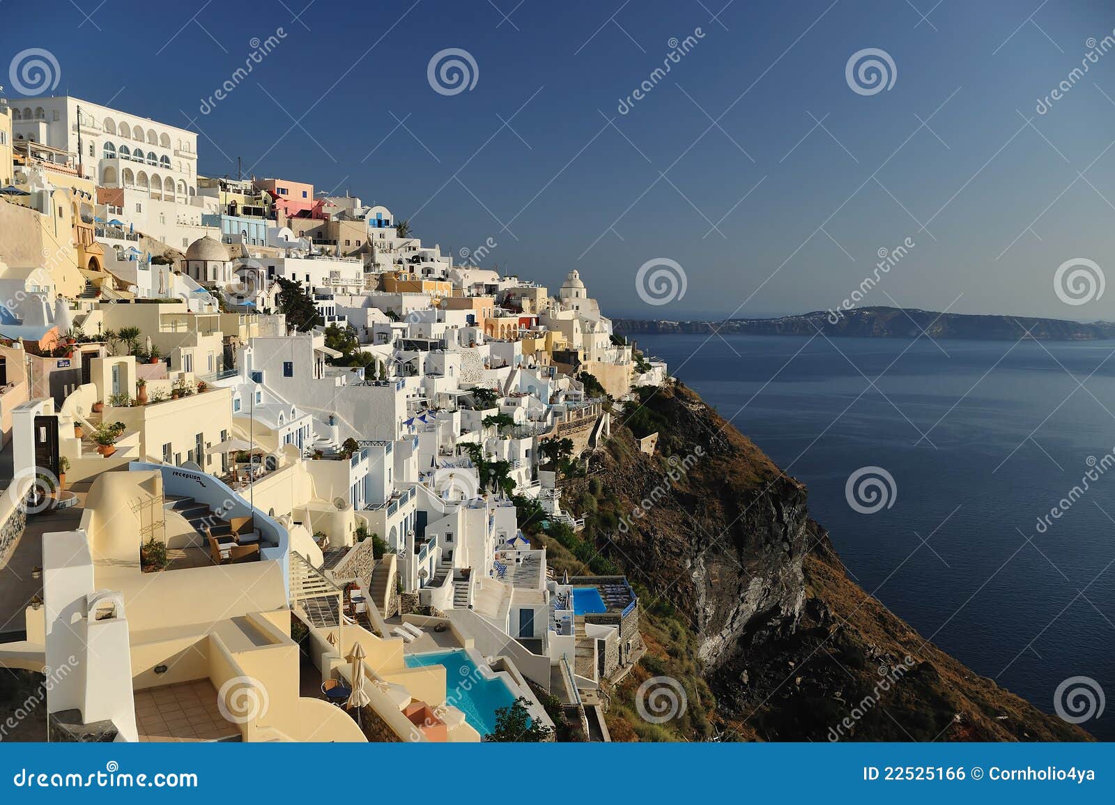 Santorini Caldera view stock photo. Image of caldera - 22525166