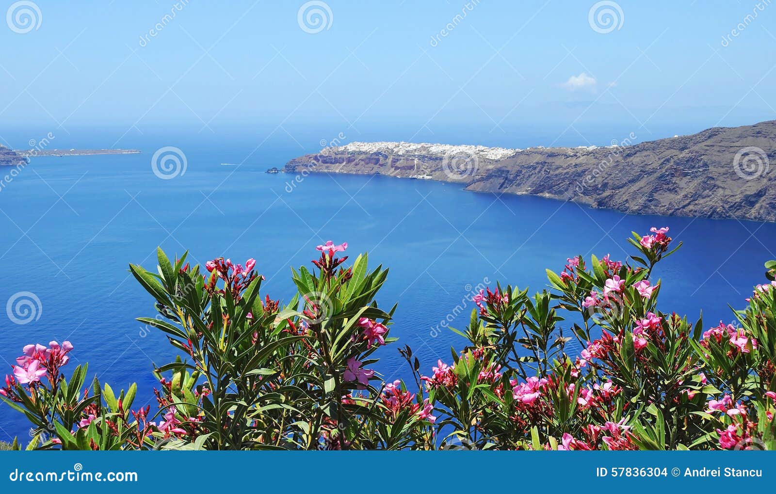 Santorini Caldera View stock photo. Image of nature, beauty - 57836304
