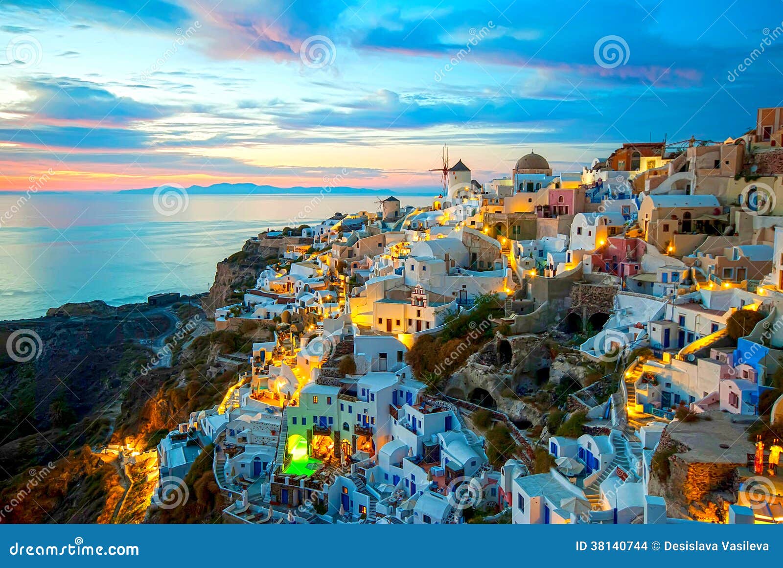 Santorini Greece stock photo. Image of nature, cupola - 38140744