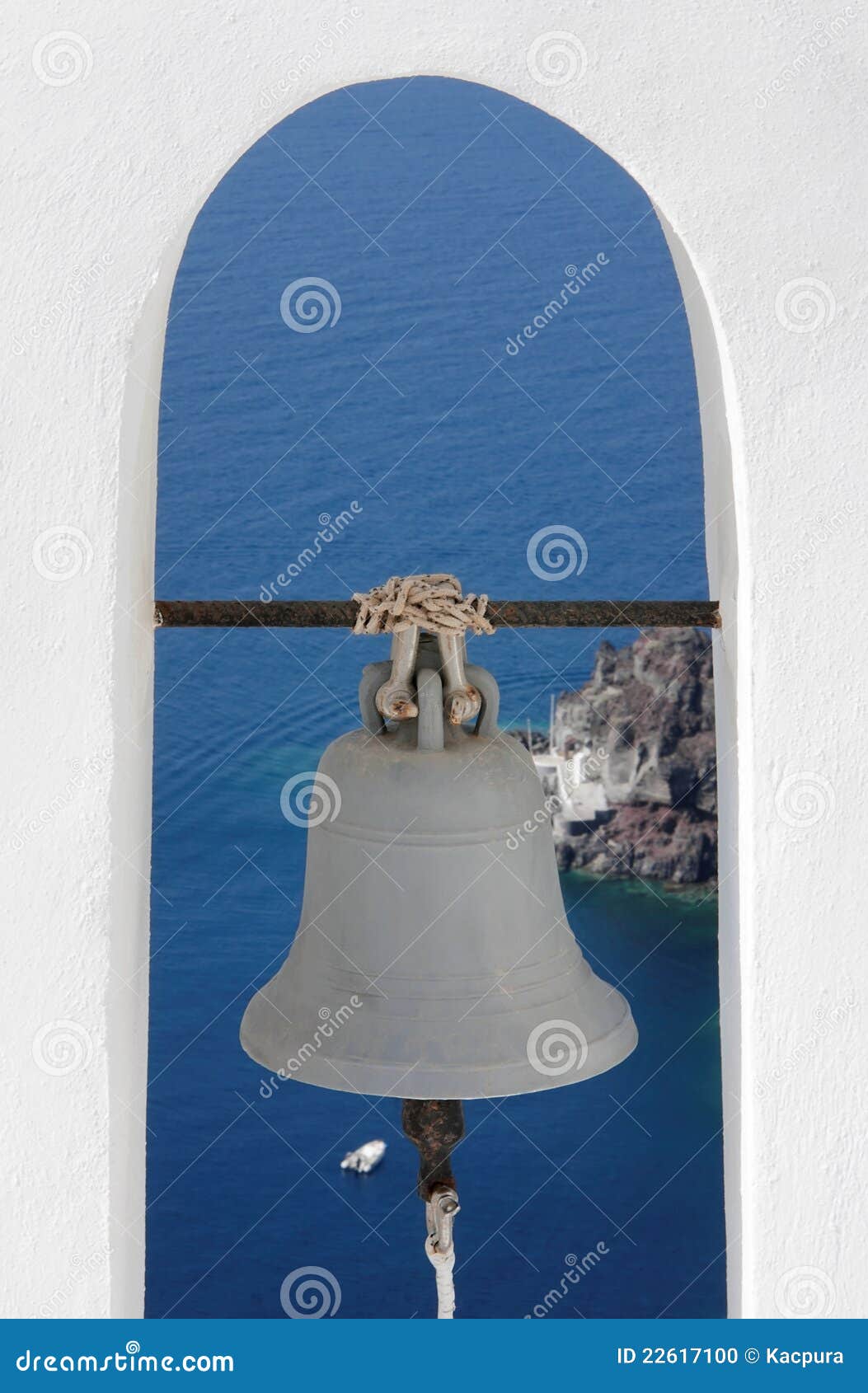 Santorini Greece Bell stock photo. Image of scenic, islands - 22617100