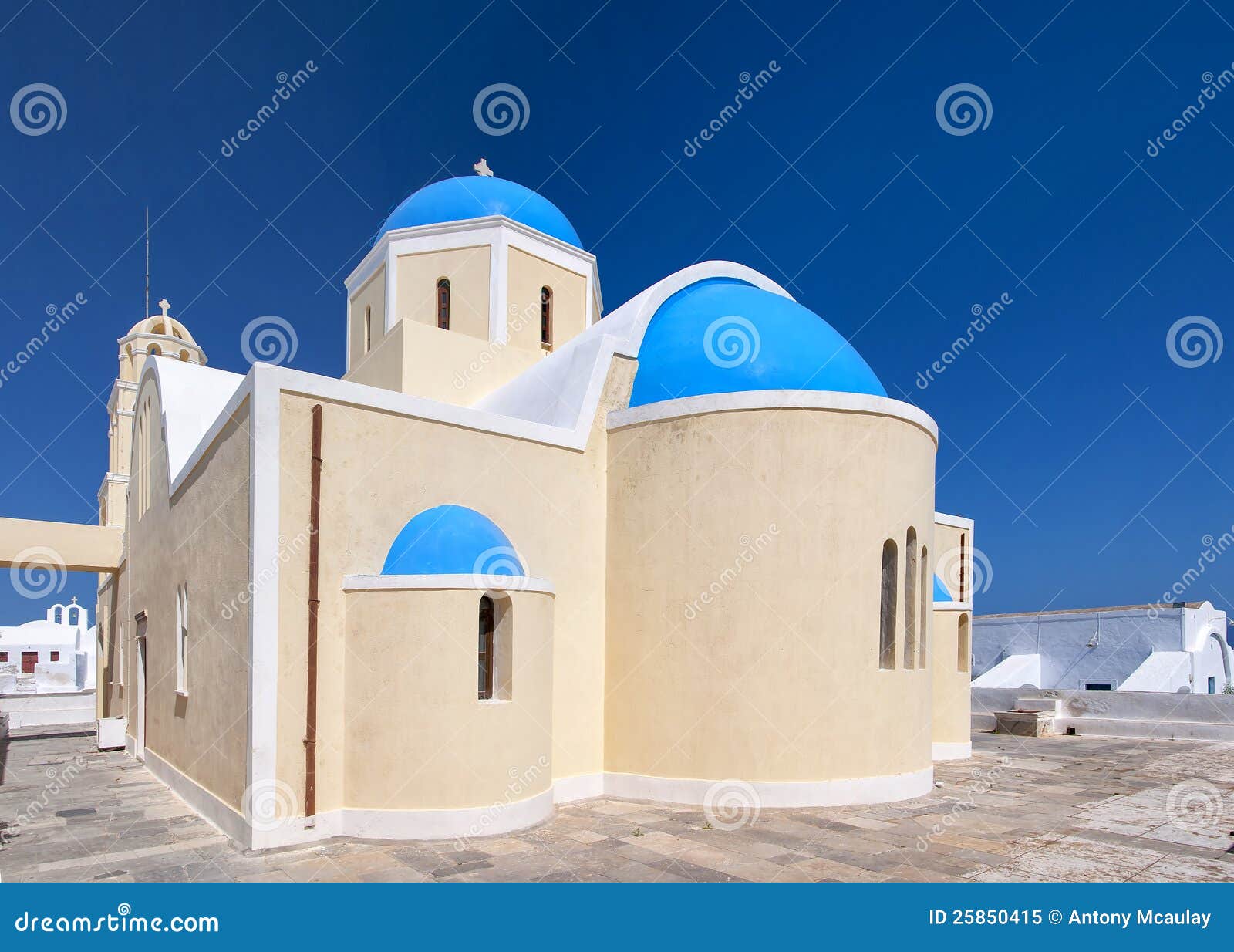 Santorini Oia Church 10 stock image. Image of greece - 25850415