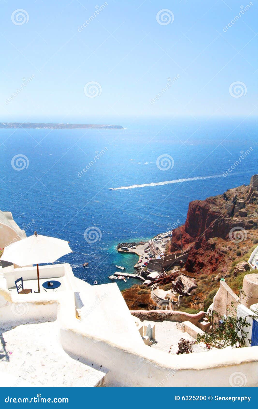 Santorini View stock photo. Image of house, scenic, beauty - 6325200