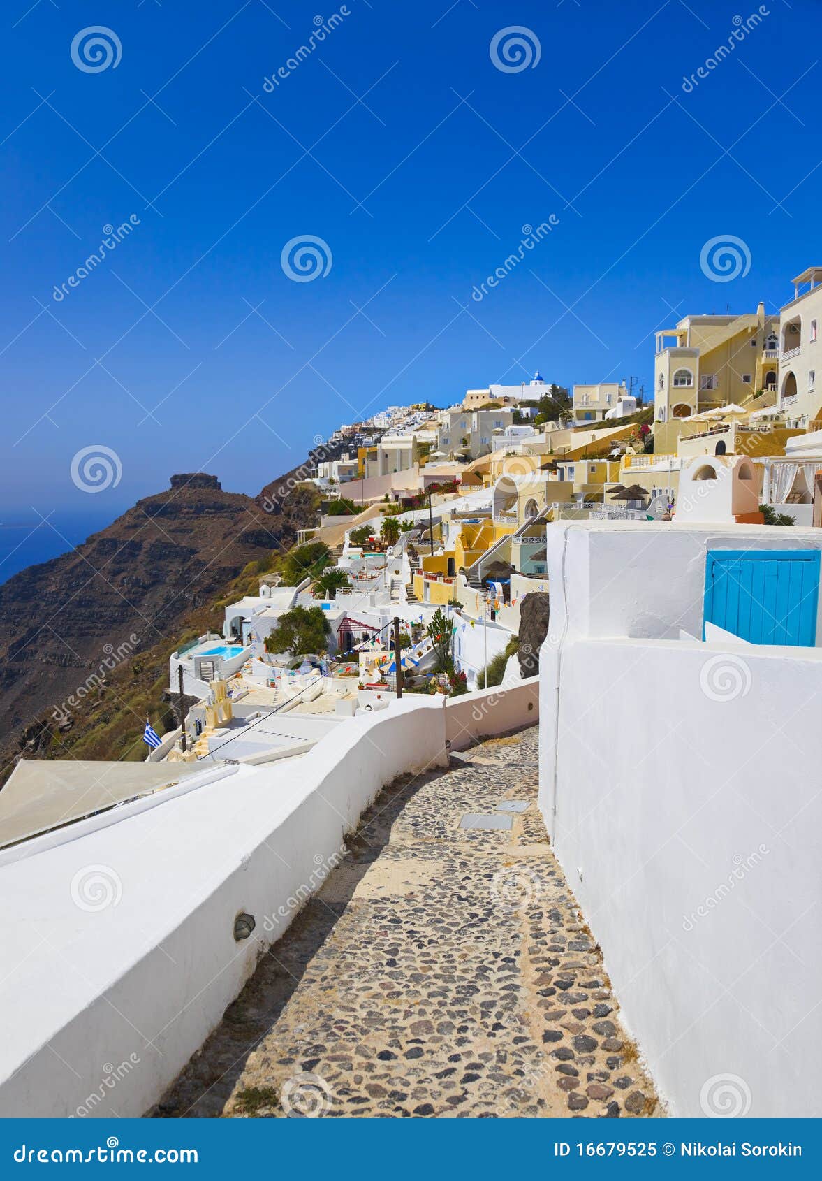 Santorini View - Greece stock image. Image of greece - 16679525