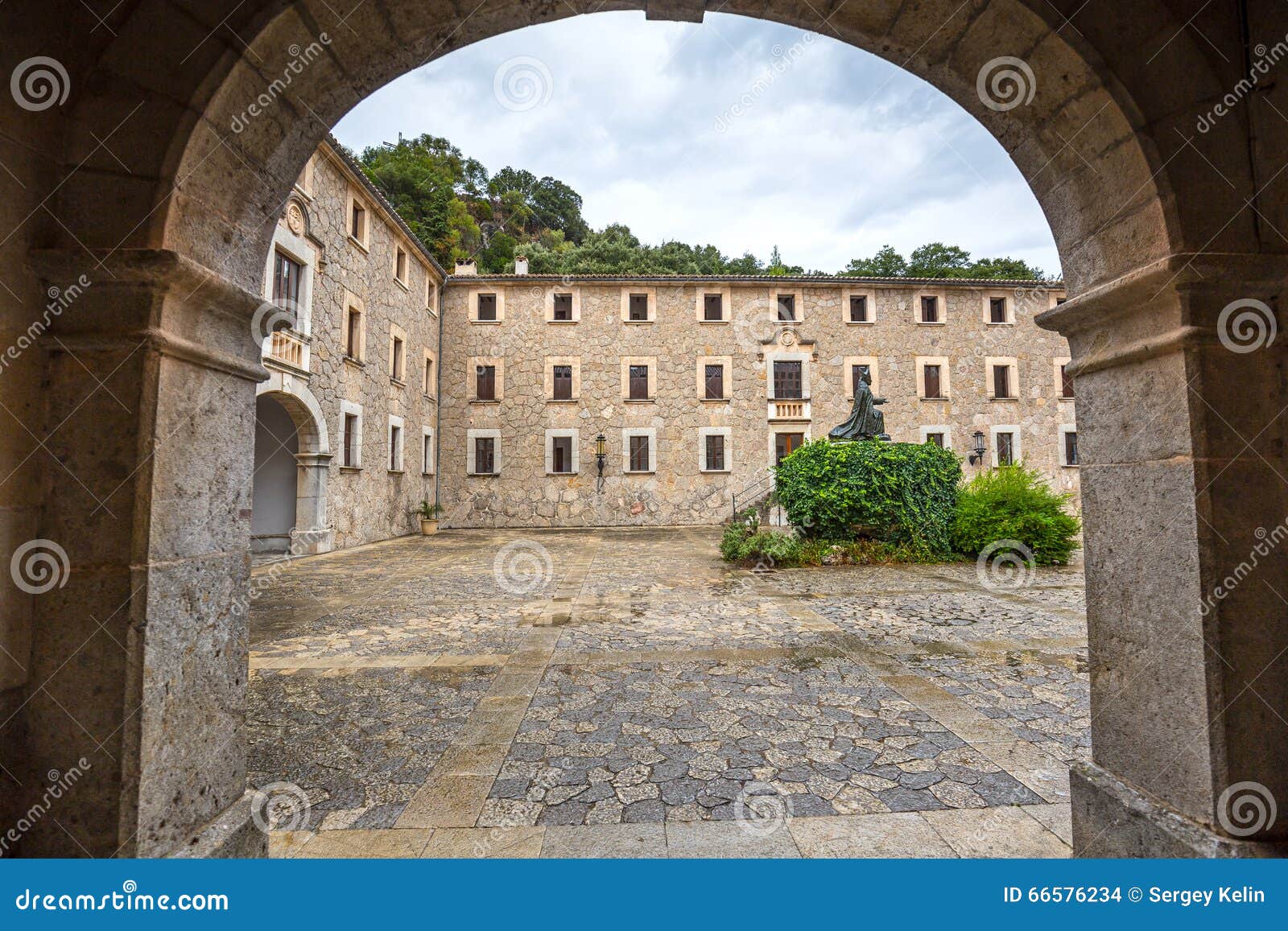 Santuari De Lluc - Monastery in Majorca, Spain Stock Photo - Image of ...