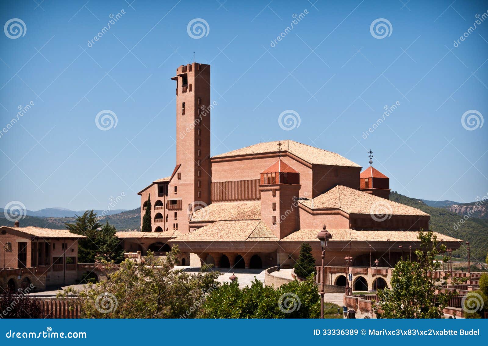 Santuario de Torreciudad stock image. Image of monument - 33336389