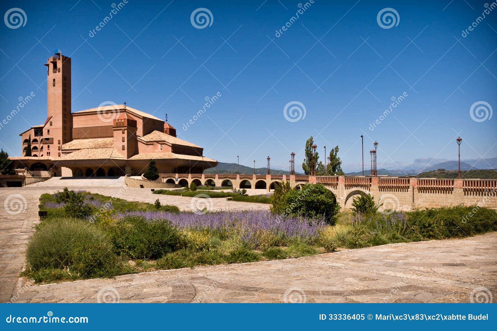 Santuario de Torreciudad stock image. Image of religion - 33336405