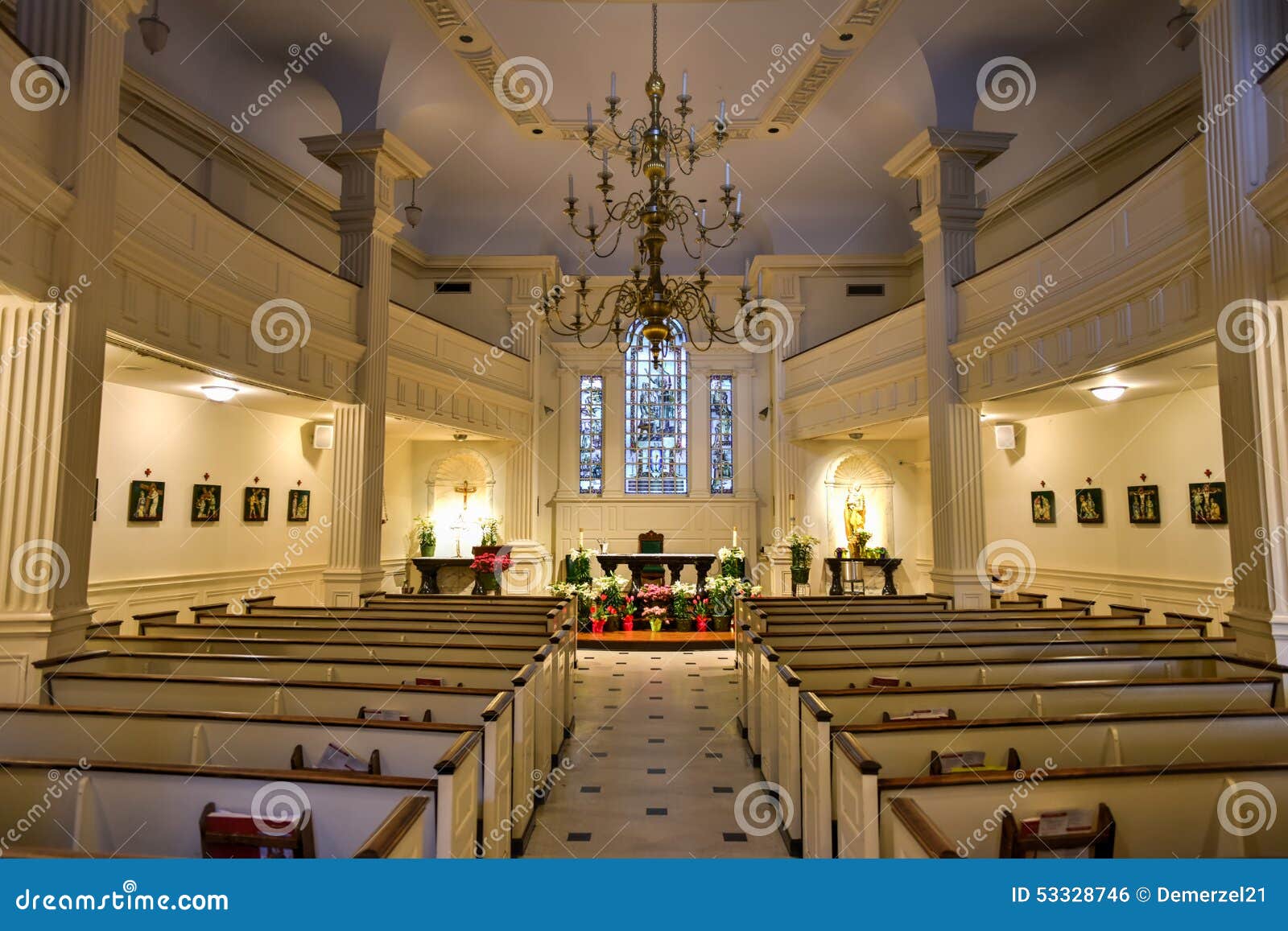 Santuario Del San Elizabeth Ann Seton Fotografia Stock - Immagine di ...