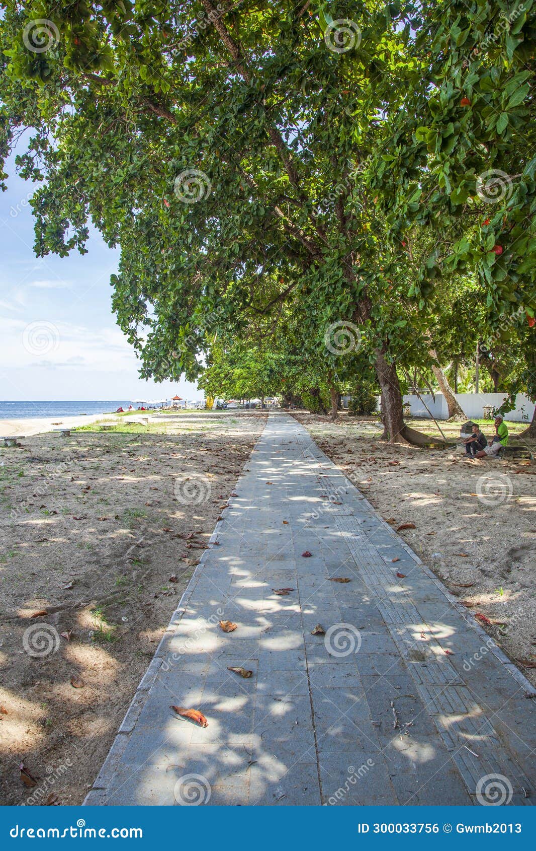 The Sanur Beach Path Located in Sanur, Bali, Indonesia. Editorial Photo ...