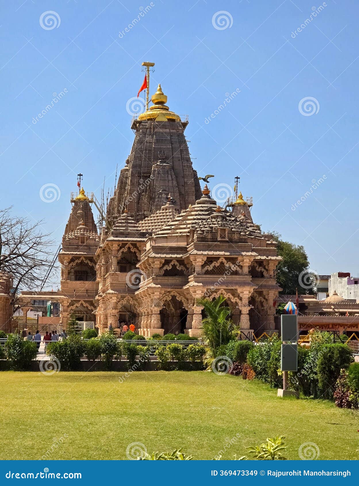 Krishna Temple Shree Dwarkadhish Stock Photography | CartoonDealer.com ...