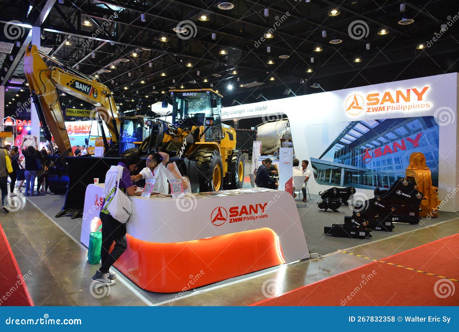 Sany Booth Display at Philconstruct in Pasay, Philippines Editorial ...