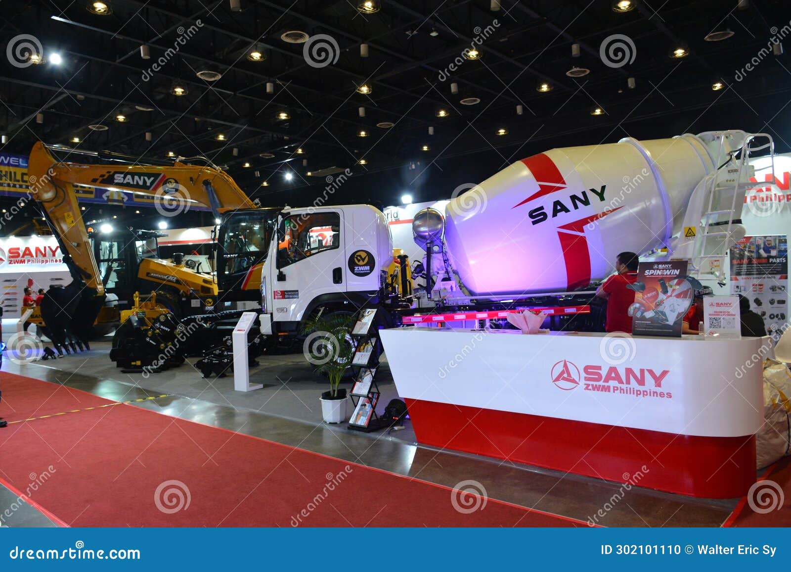 Sany Booth Signage At Philconstruct In Pasay, Philippines Editorial ...