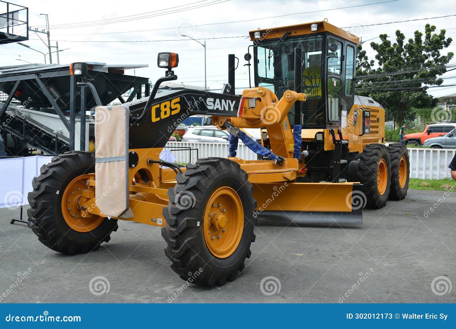 Sany C85 Motor Grader at Philconstruct in Pasay, Philippines Editorial ...