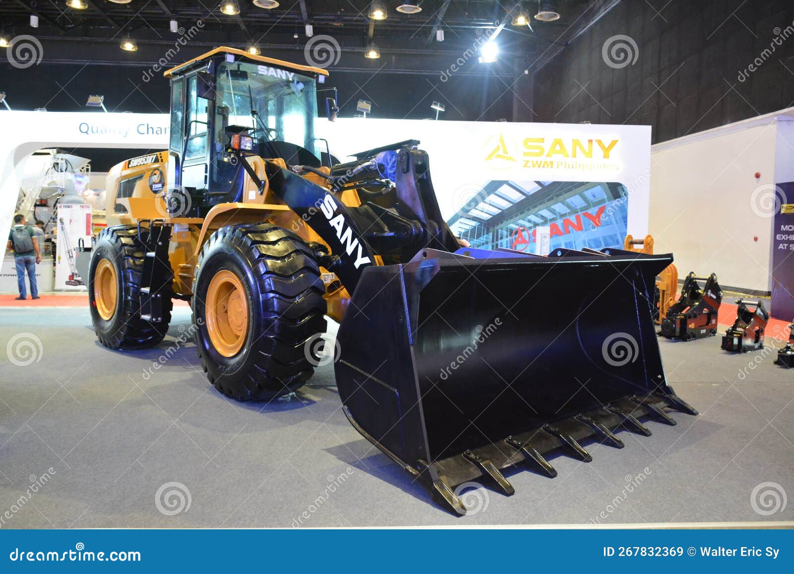 Sany Wheel Loader at Philconstruct in Pasay, Philippines Editorial ...