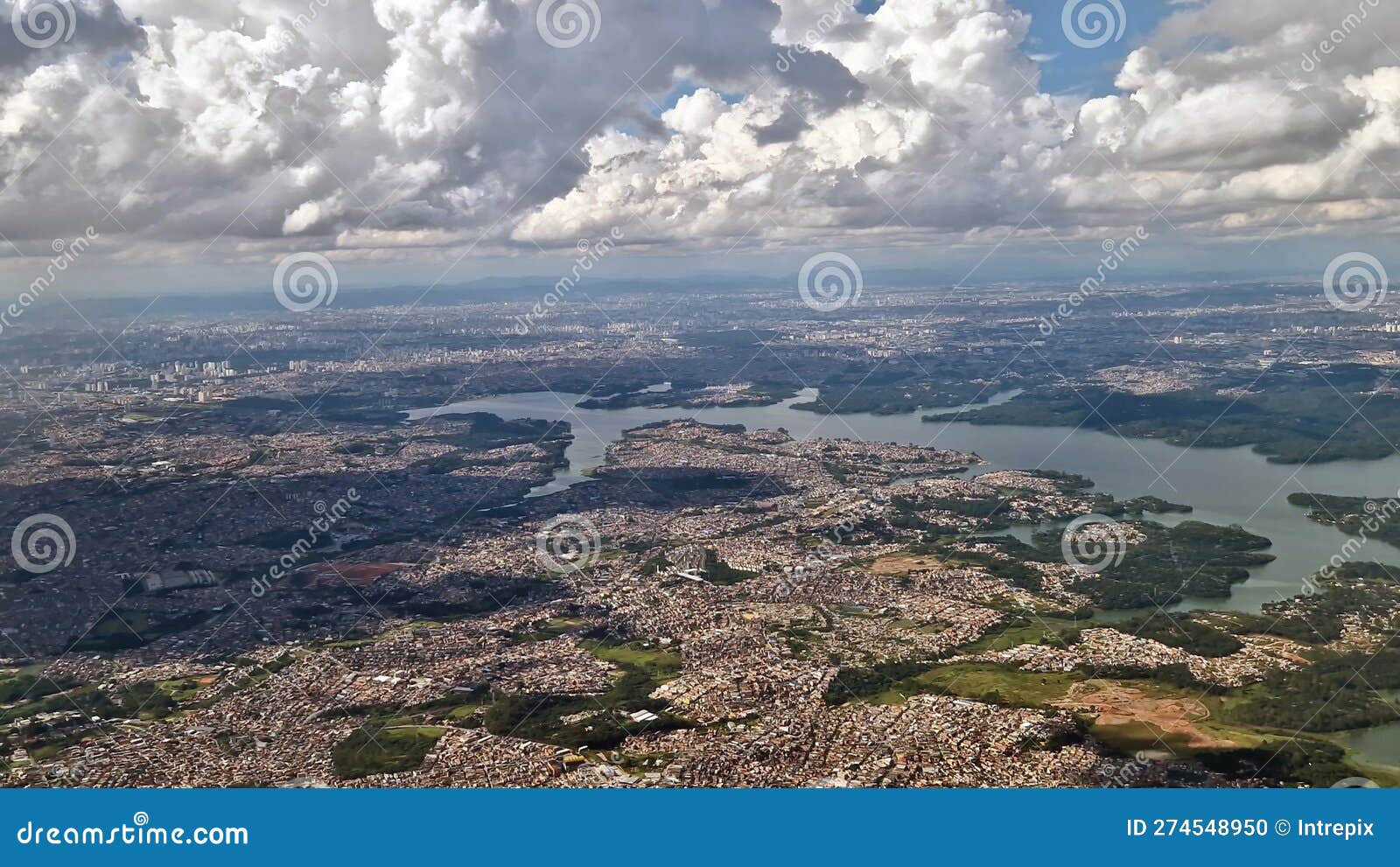 Sao Paulo from above stock photo. Image of panorama - 274548950