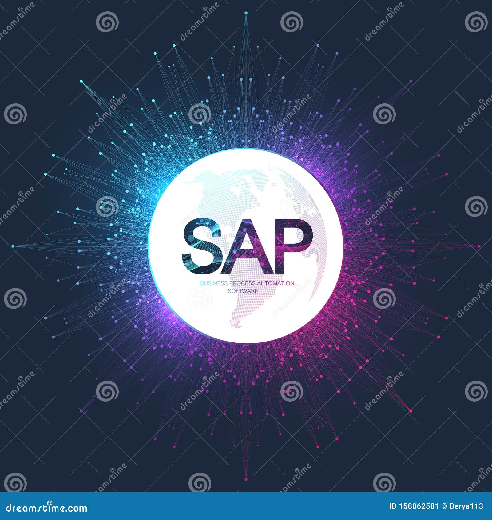 SAP Business Process Automation Software. ERP Enterprise Resources ...