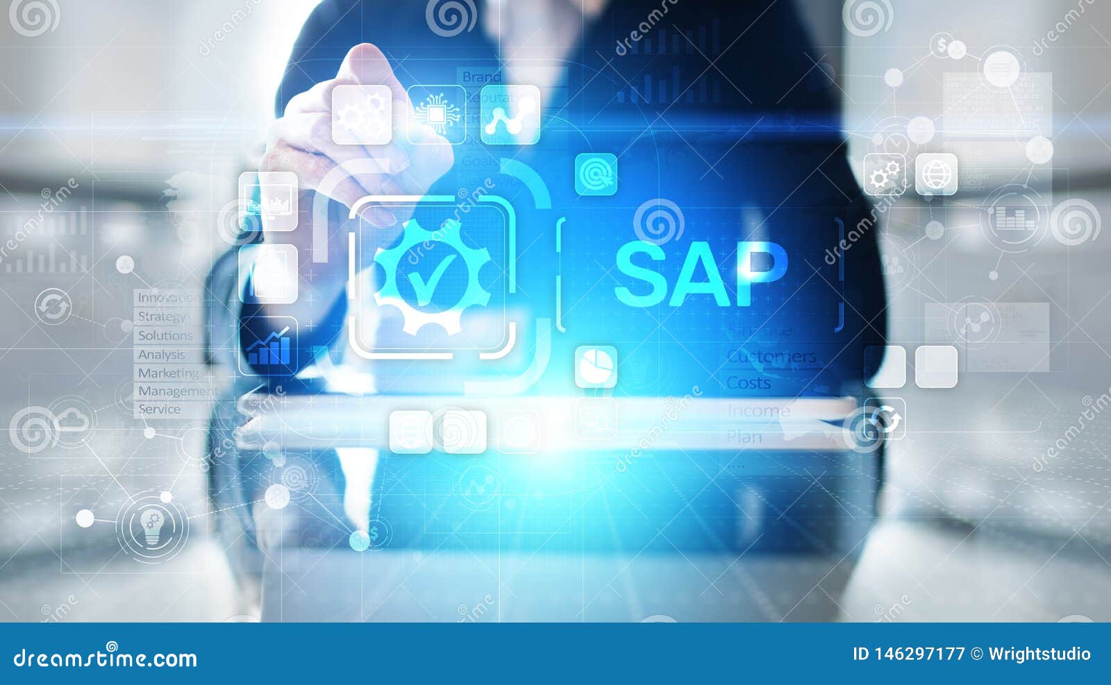 SAP - Business Process Automation Software. ERP Enterprise Resources ...