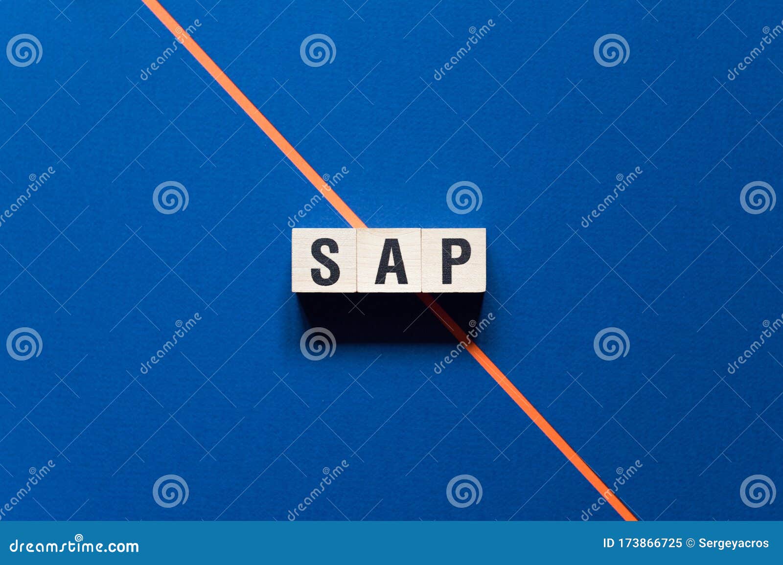 SAP - Business Process Automation Software Word Concept on Cubes Stock ...