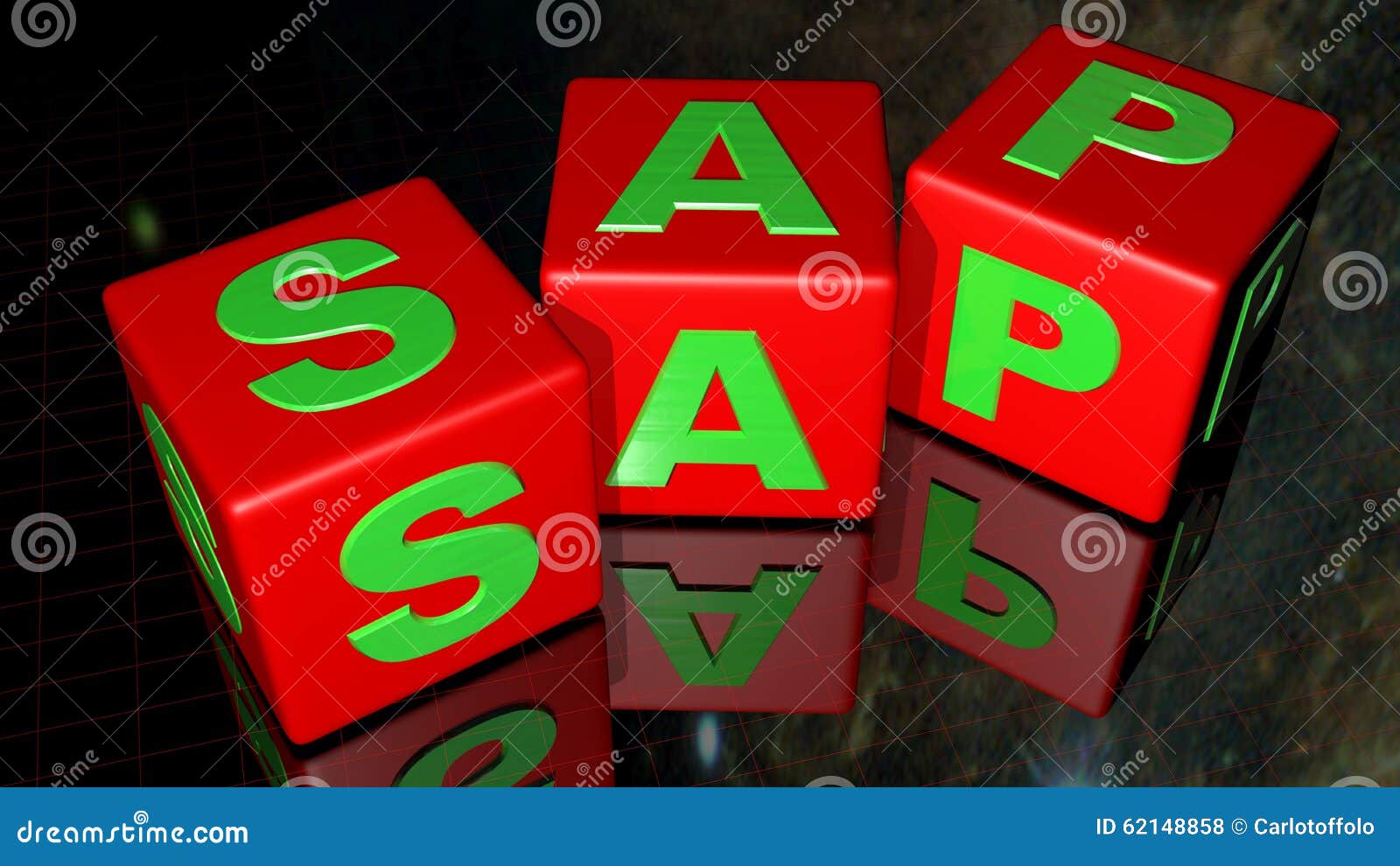 SAP cubes stock illustration. Illustration of resources - 62148858