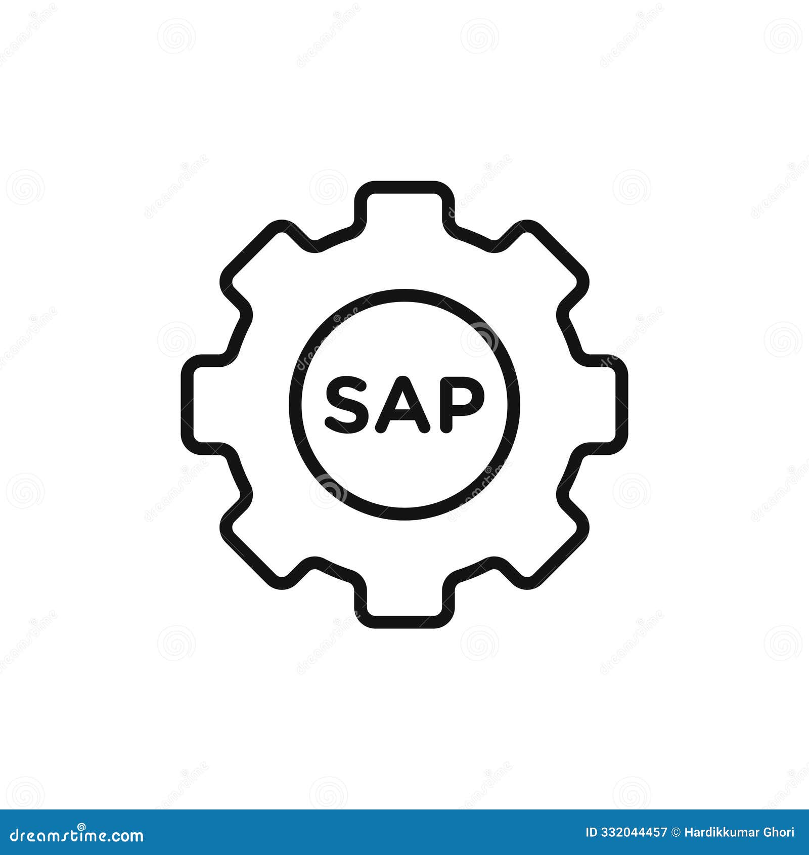 Sap Icon Symbol on White Background Stock Vector - Illustration of ...