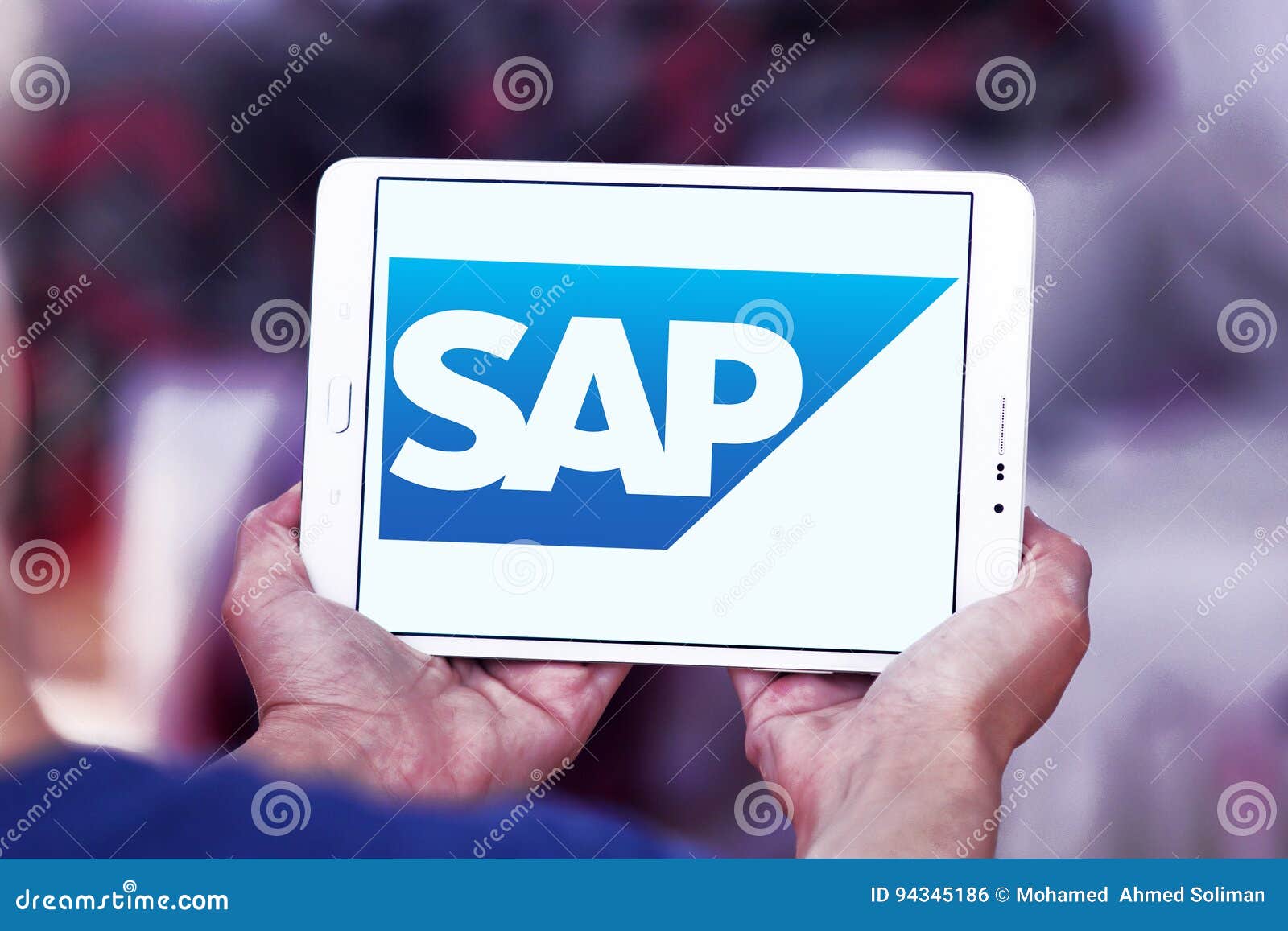 Sap logo editorial photo. Image of logos, mobile, manufacturer - 94345186