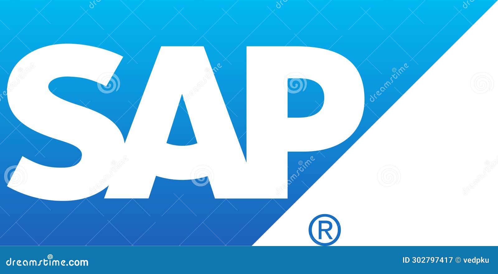 SAP Logo in Vector SAP Systemanalyse Und Programmentwicklung Editorial ...