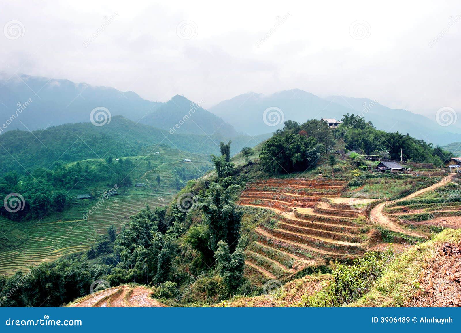 Sapa stock image. Image of cottage, countryside, landscape - 3906489