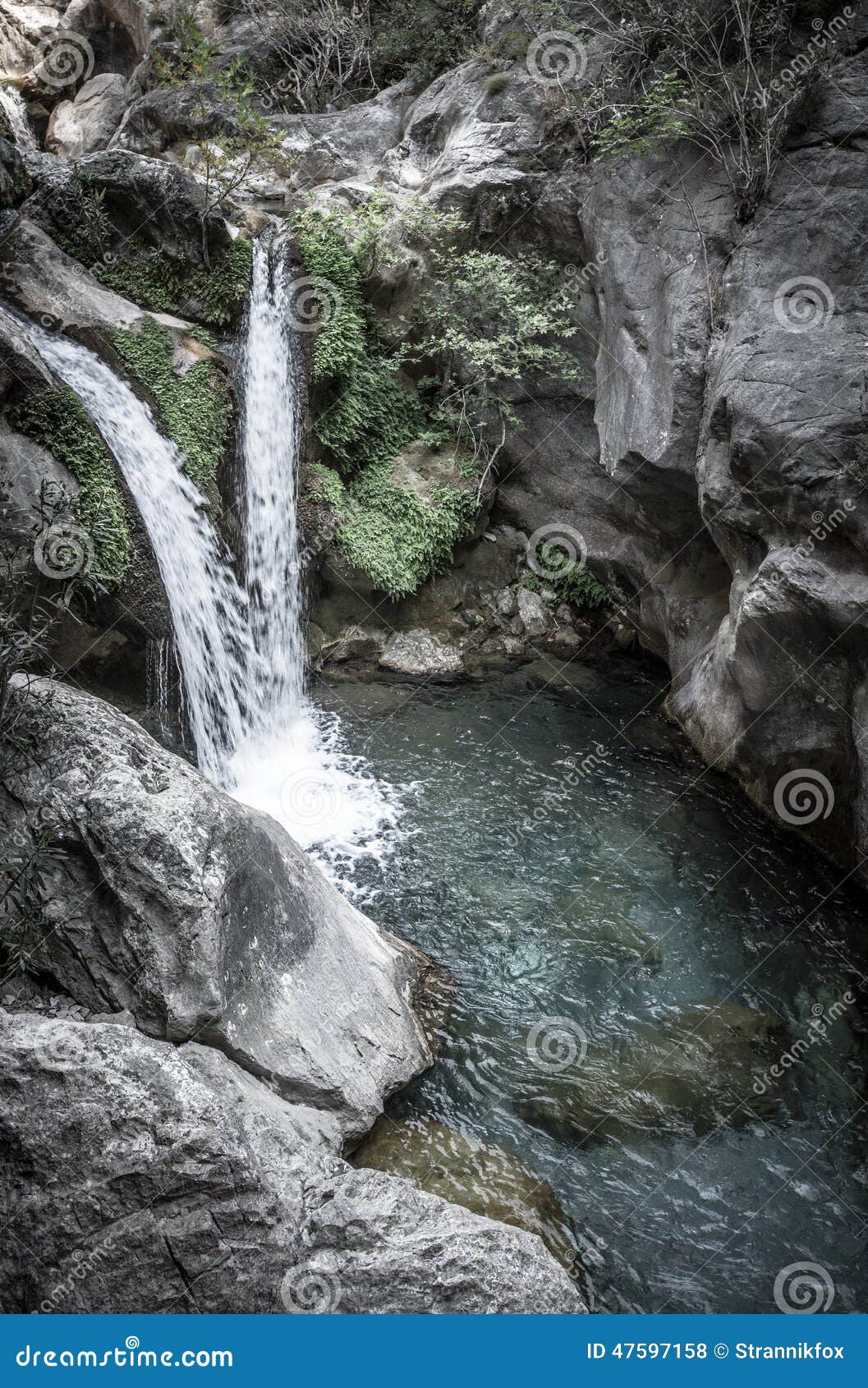Sapadere Canyon and Waterfall. Alanya, Turkey Stock Photo - Image of ...
