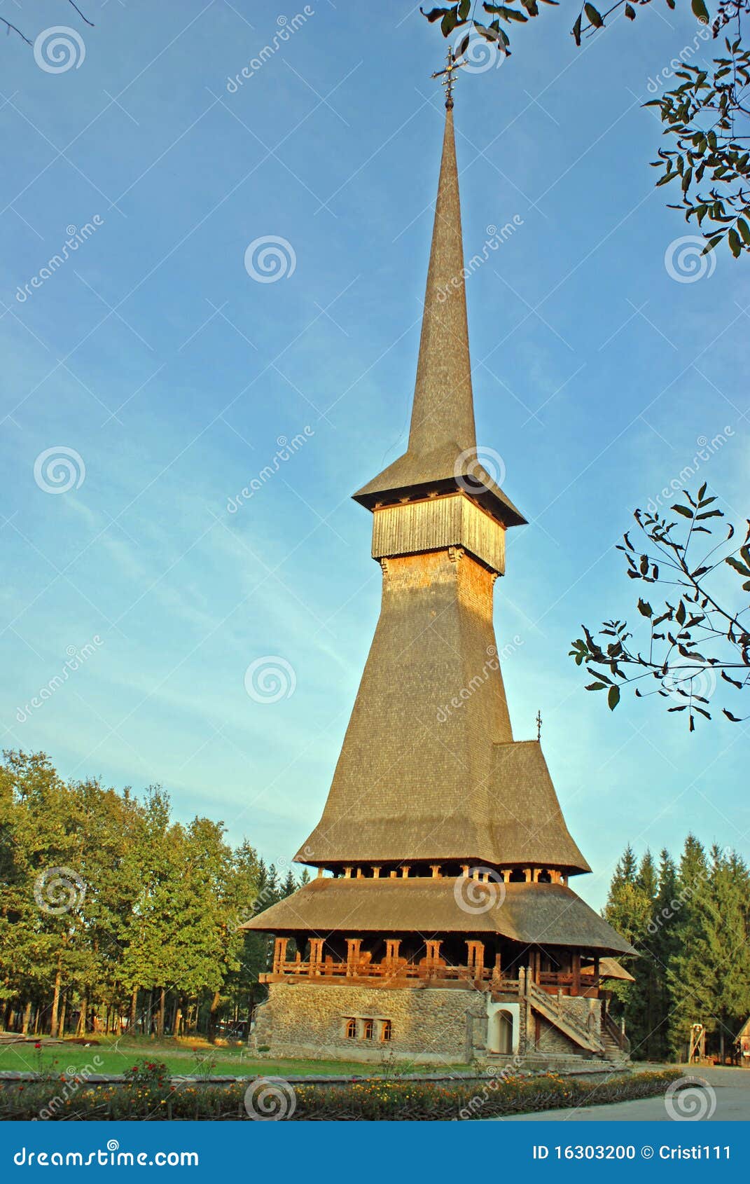 Sapanta wooden church stock photo. Image of high, nuns - 16303200