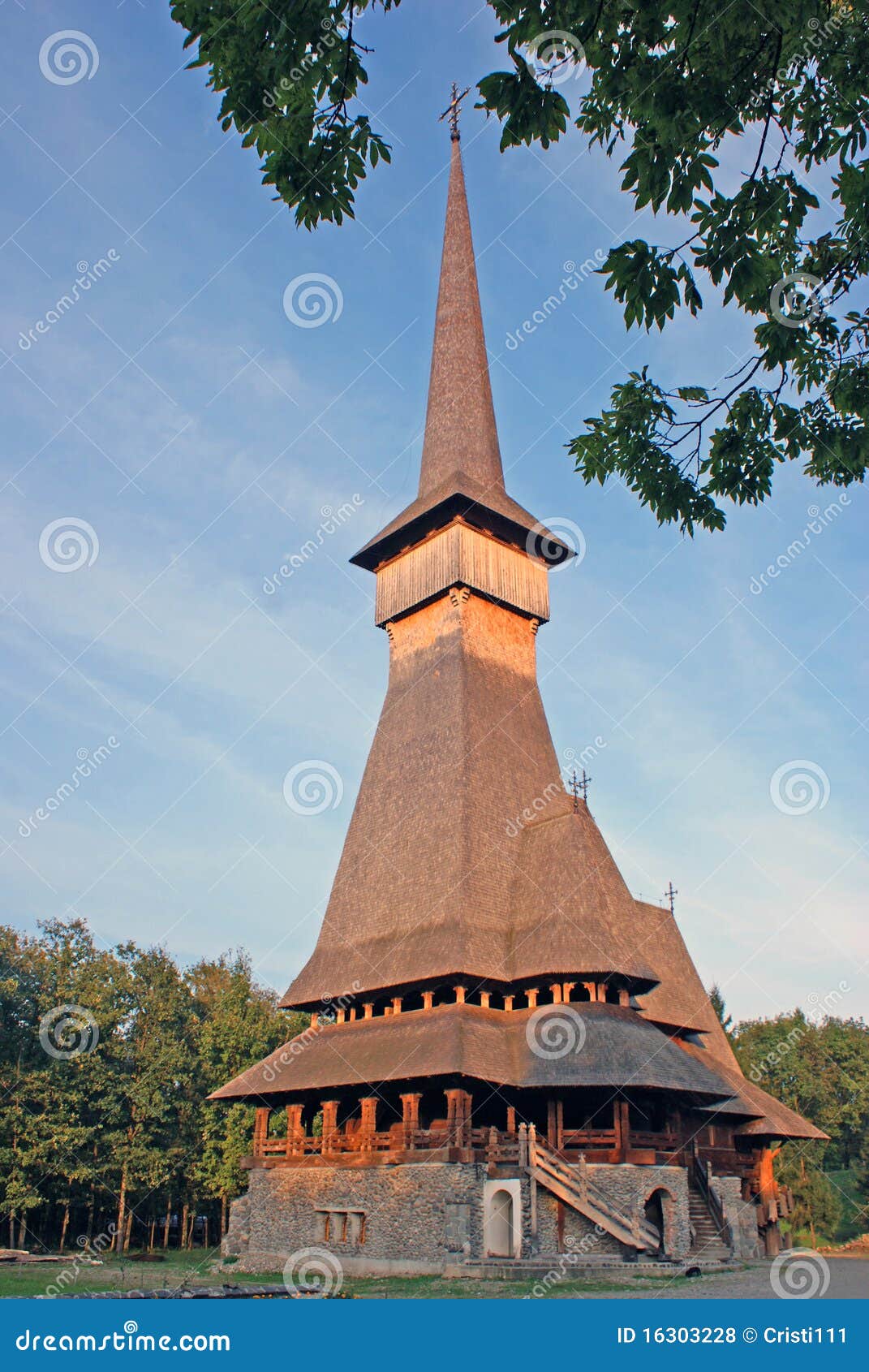 Sapanta wooden church stock photo. Image of happy, bells - 16303228