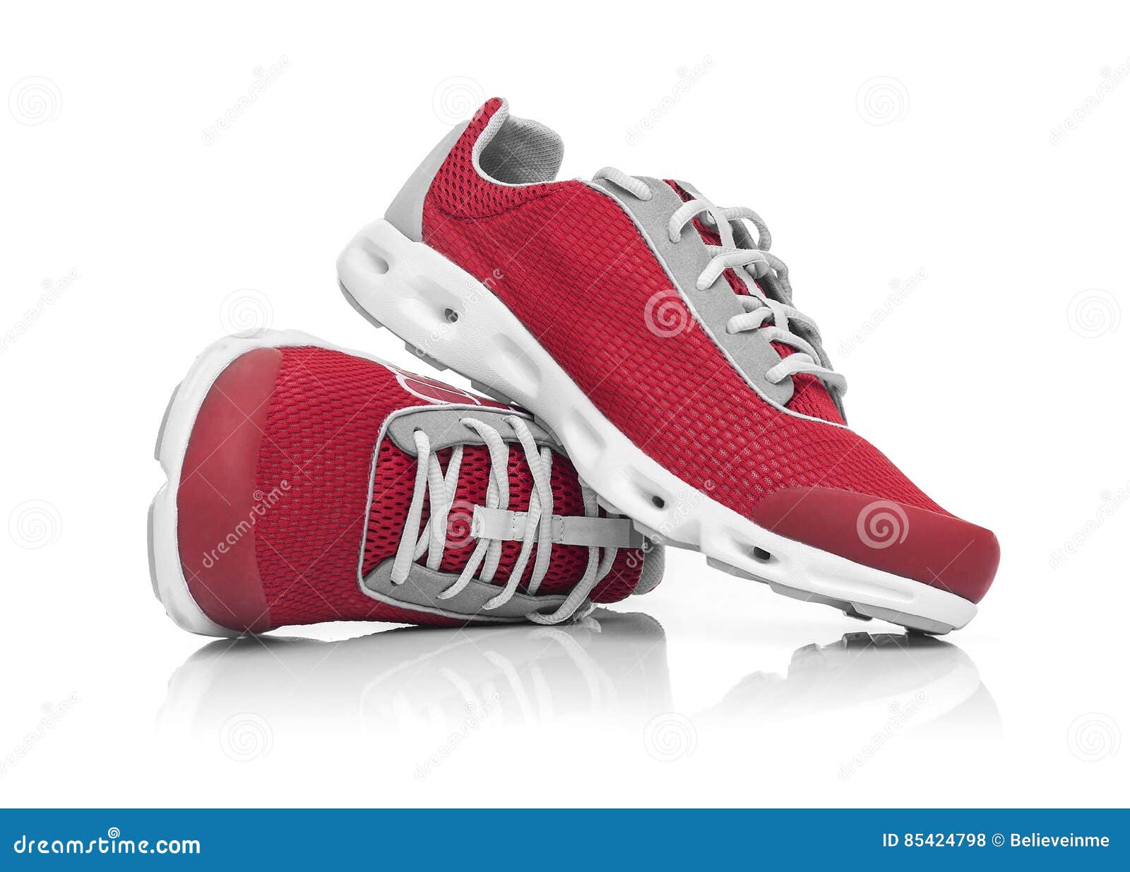 Sapatilhas Modernas Sem Marca Foto de Stock - Imagem de movimento ...